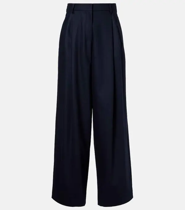 Max Mara Titty Wool Wide-leg Trousers