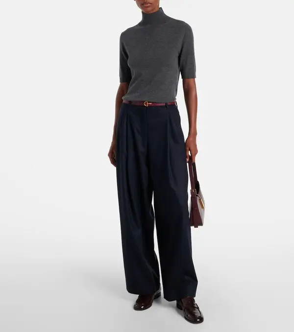 Max Mara Titty Wool Wide-leg Trousers