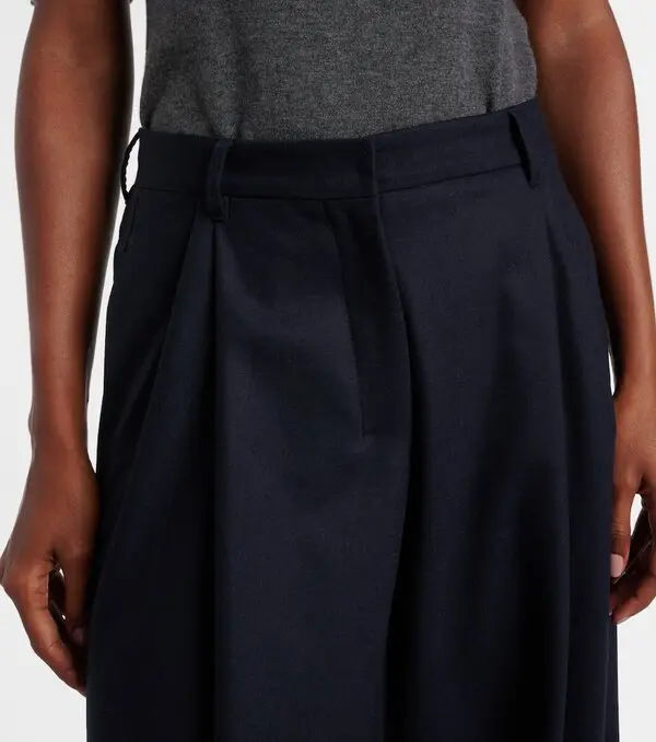 Max Mara Titty Wool Wide-leg Trousers