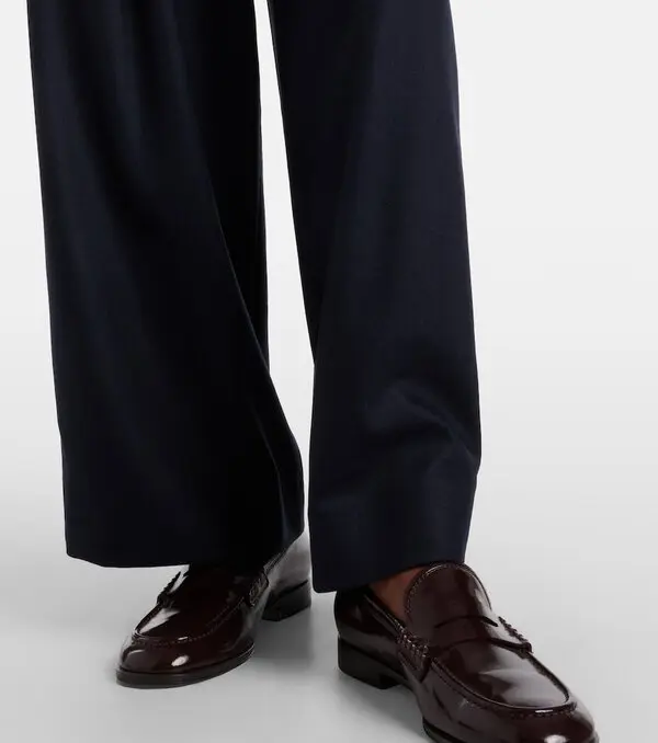 Max Mara Titty Wool Wide-leg Trousers