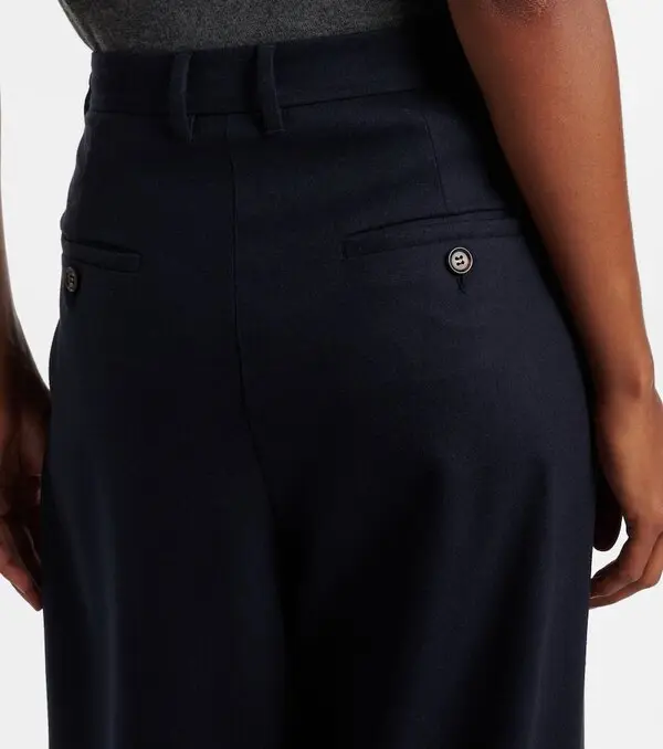Max Mara Titty Wool Wide-leg Trousers