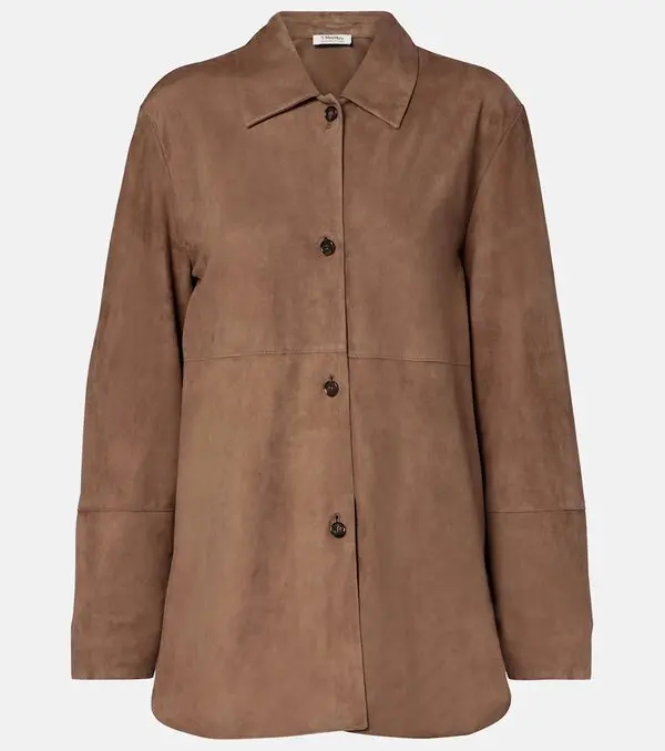 Max Mara Estate Suede Overshirt - Brown
