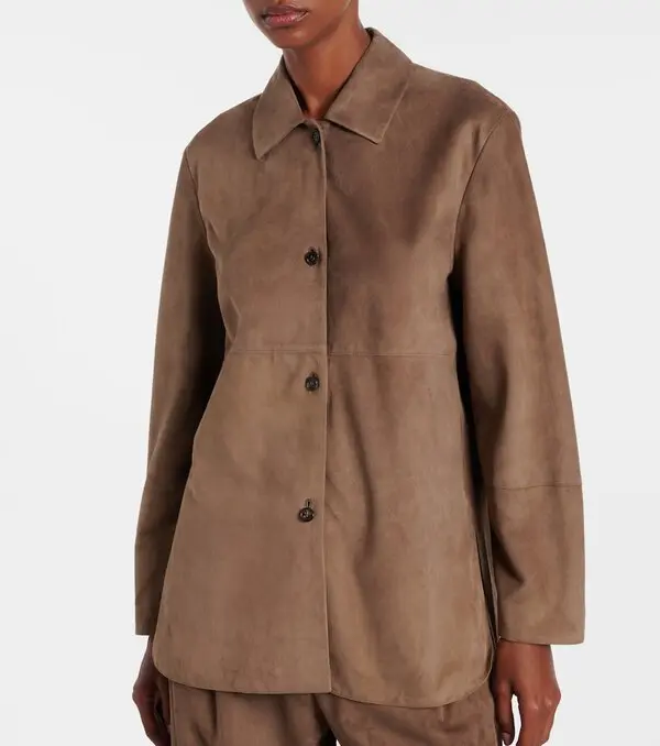 Max Mara Estate Suede Overshirt
