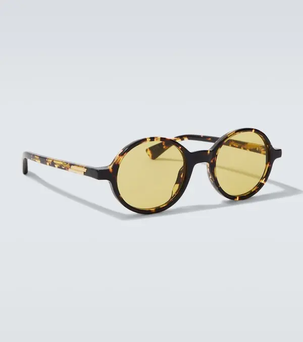 Bottega Veneta Round Sunglasses - Brown
