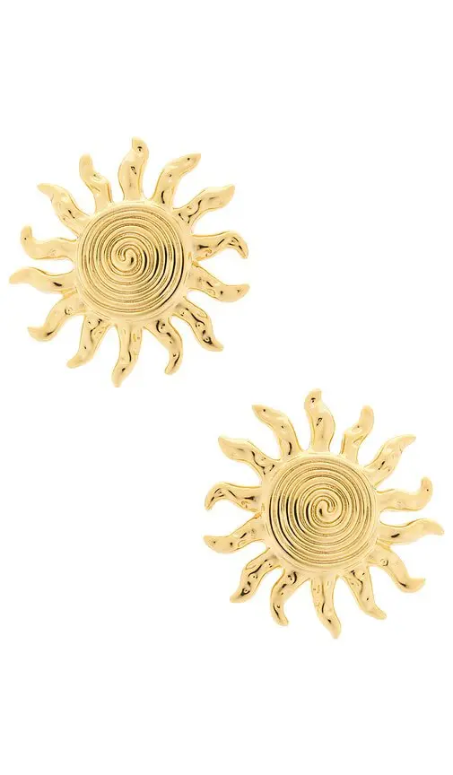 LUV AJ The Ibiza Sun Earrings - Gold