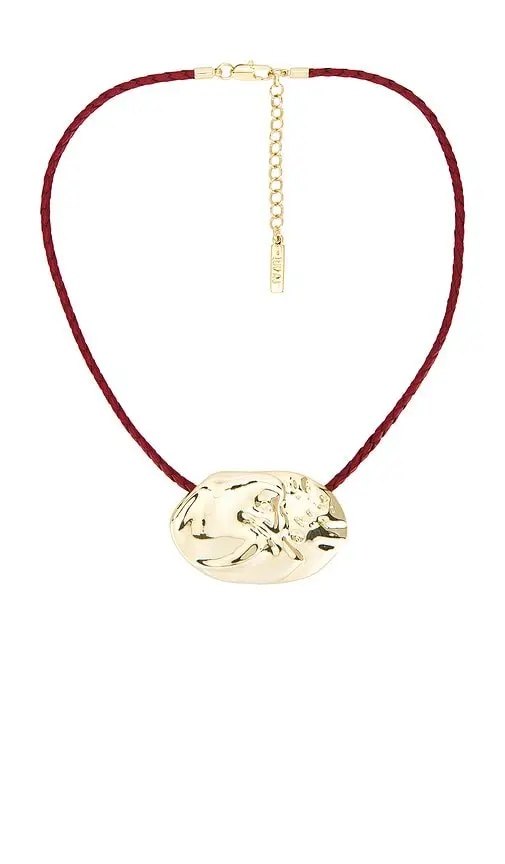 LUV AJ The Granada Disc Necklace - Gold