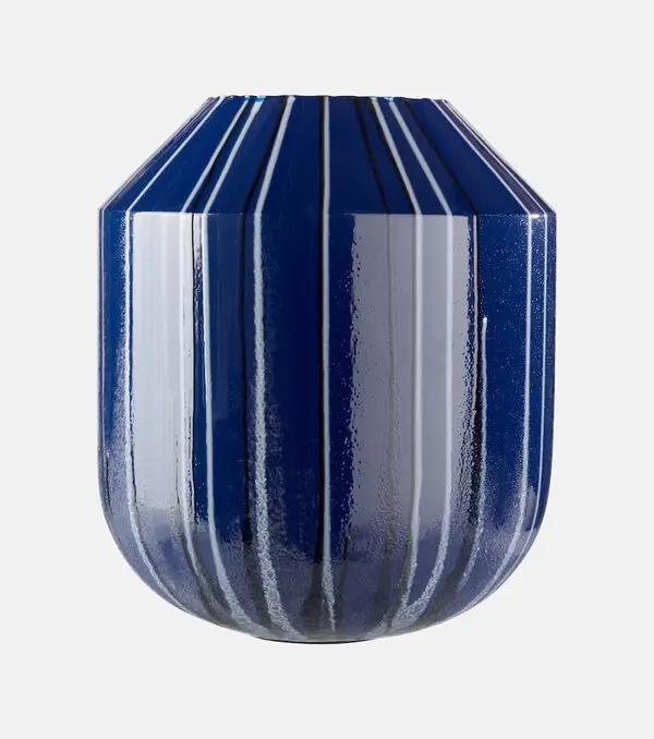MICHAEL VERHEYDEN Michaël Verheyden Vasque Xl Striped Vase - Blue