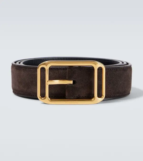 TOM FORD Leather Belt - Brown