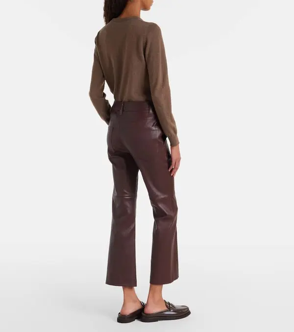 Brunello Cucinelli Leather Pants