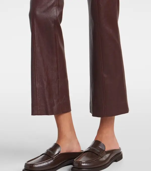 Brunello Cucinelli Leather Pants