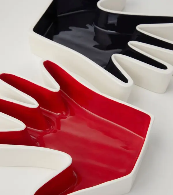 CASSINA Impronta Mano Ceramic Decorative Tray - Red