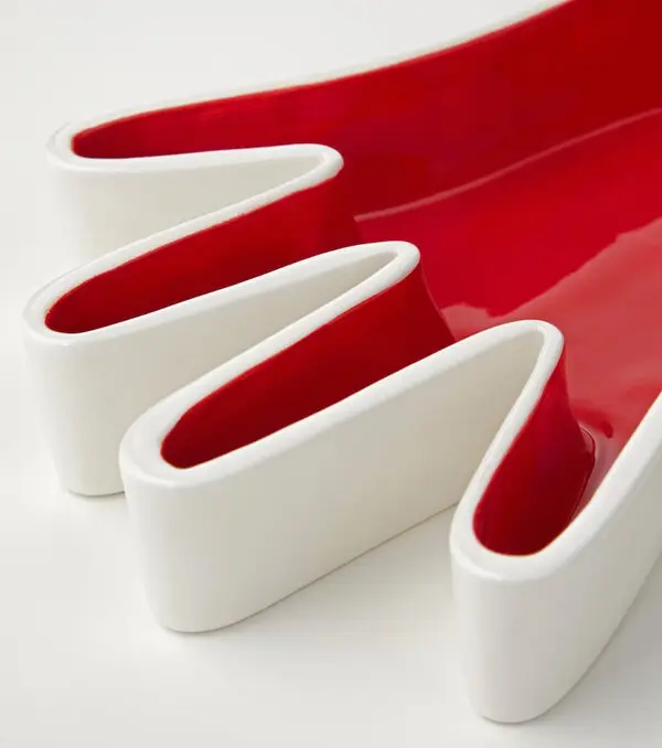 CASSINA Impronta Mano Ceramic Decorative Tray - Red