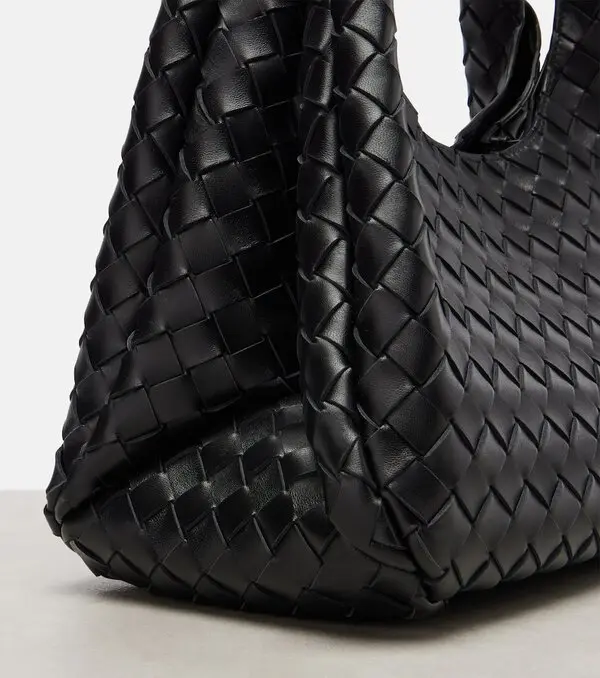Bottega Veneta Campana Shoulder Bag - Black