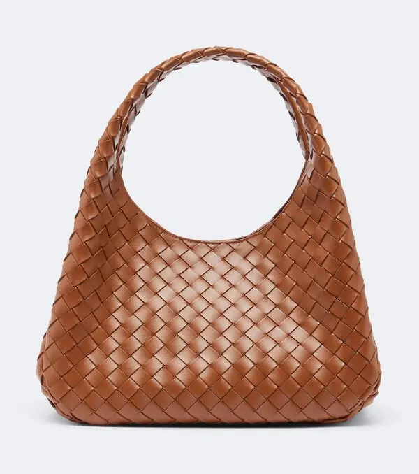 Bottega Veneta Campana Shoulder Bag - Brown