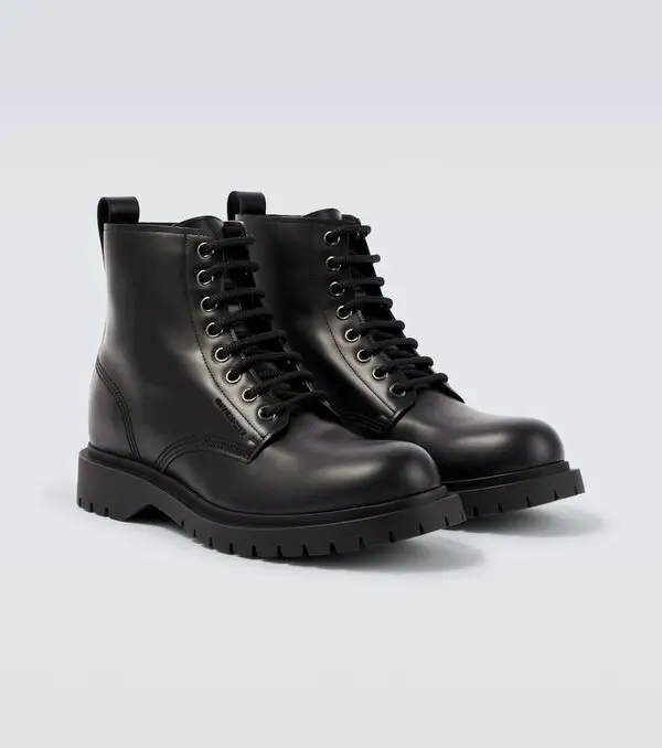 Givenchy Leather Lace-up Boots