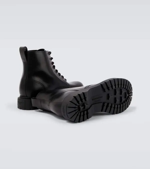 Givenchy Leather Lace-up Boots