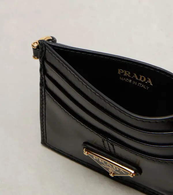 Prada Leather Card Holder