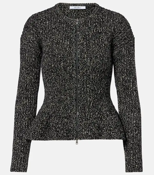 Max Mara Kim Wool And Cashmere-blend Cardigan