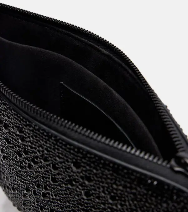 Alexander McQueen Knuckle Studded Leather Pouch