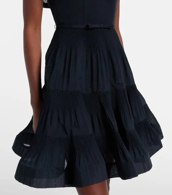 Zimmermann Pleated Ruffled Minidress