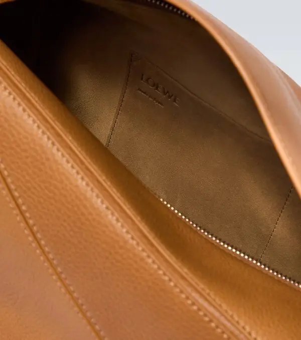 Loewe Puzzle Large Leather Shoulder Bag - Beige