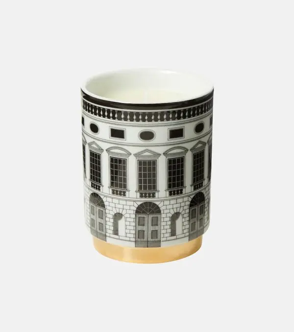 FORNASETTI Architettura Immaginazione Scented Candle - White