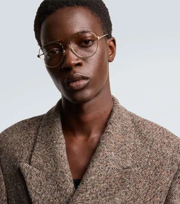 Cartier Santos De Aviator Glasses