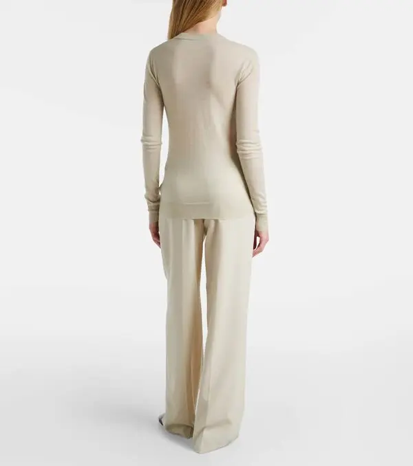 JOSEPH Cashmere Crewneck Sweater - Beige
