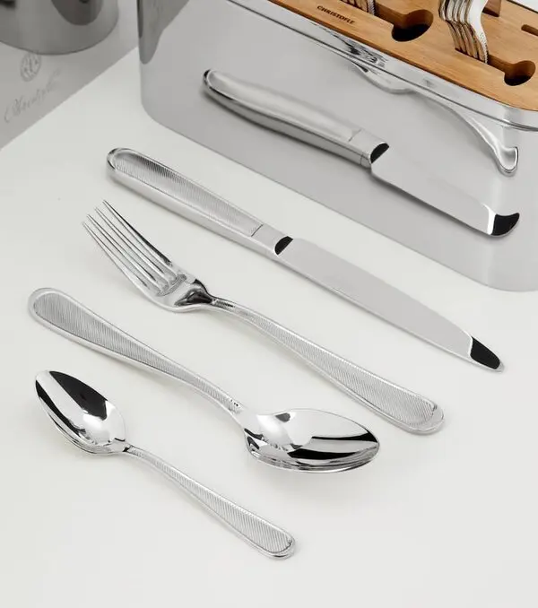 Christofle Concorde Stainless Steel 24-piece Cutlery Set