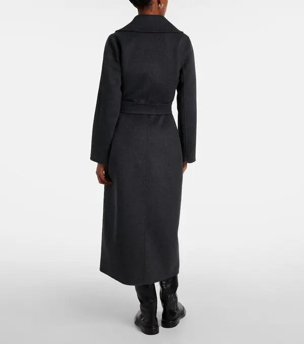 Max Mara Poldo Virgin Wool Wrap Coat