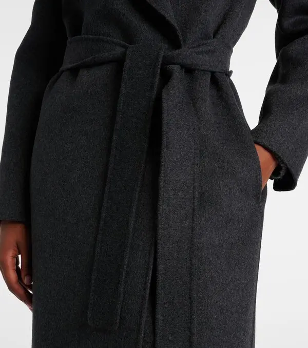 Max Mara Poldo Virgin Wool Wrap Coat