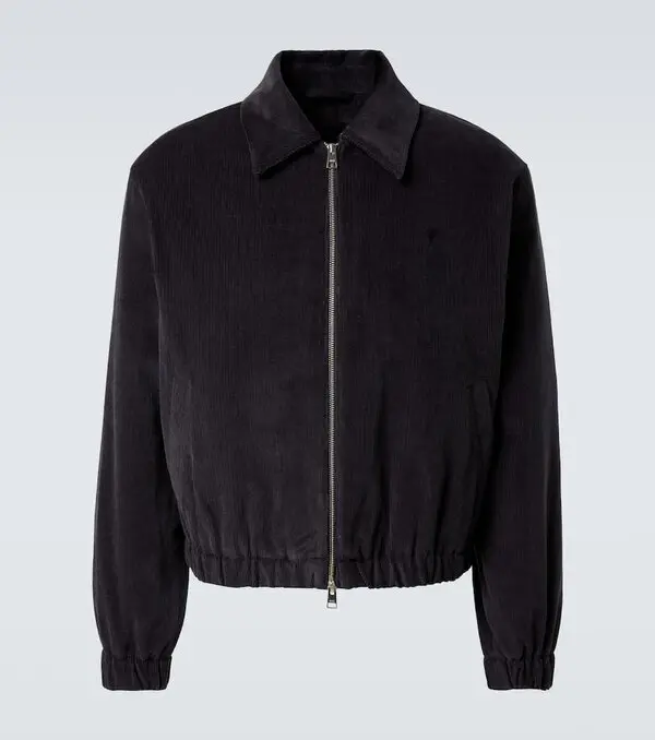Ami De Cœur Cotton Corduroy Blouson Jacket
