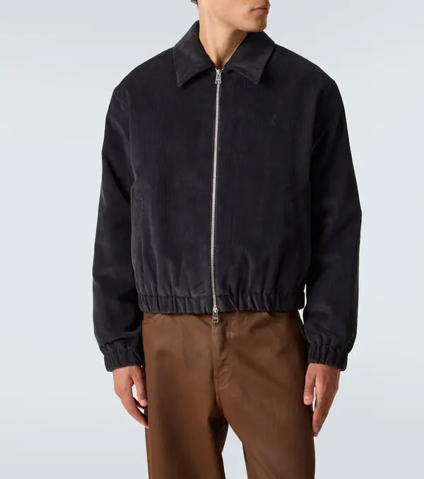 Ami De Cœur Cotton Corduroy Blouson Jacket