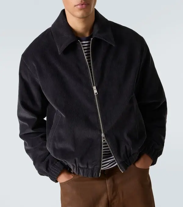 Ami De Cœur Cotton Corduroy Blouson Jacket