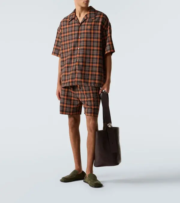 Loewe Checked Bermuda Shorts