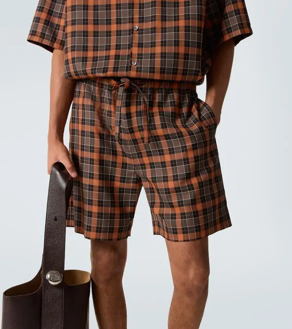 Loewe Checked Bermuda Shorts