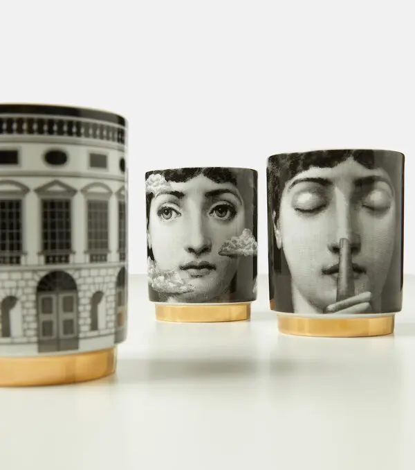 FORNASETTI Tra Le Nuvole Immaginazione Scented Candle - Black