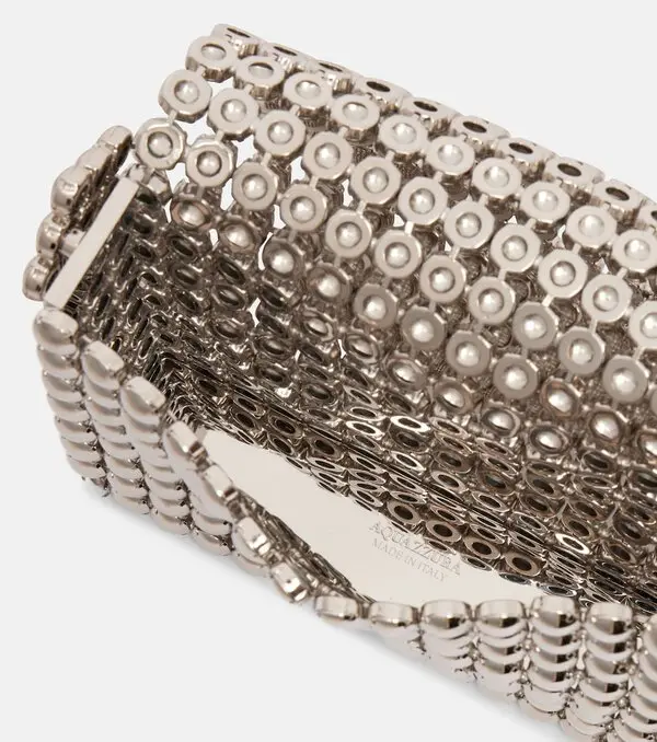 AQUAZZURA Cosmic Small Beaded Shoulder Bag
