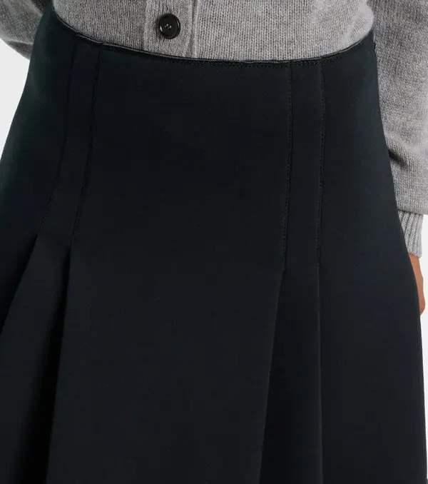 Marni Tiered Cotton-blend Midi Skirt