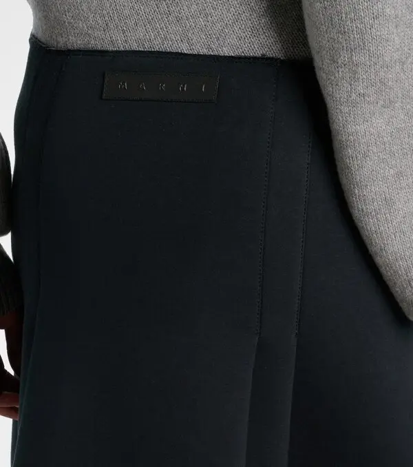 Marni Tiered Cotton-blend Midi Skirt