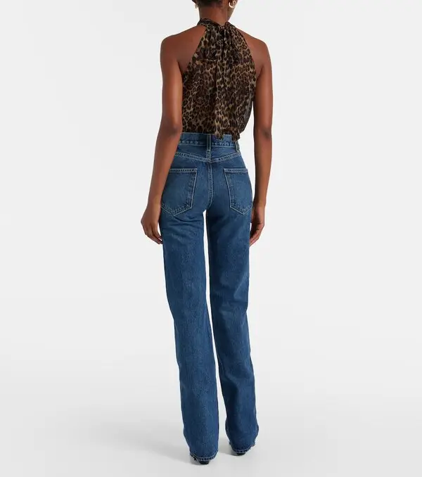 NILI LOTAN Joan Mid-rise Straight Jeans
