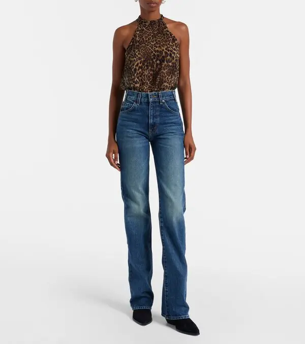 NILI LOTAN Joan Mid-rise Straight Jeans