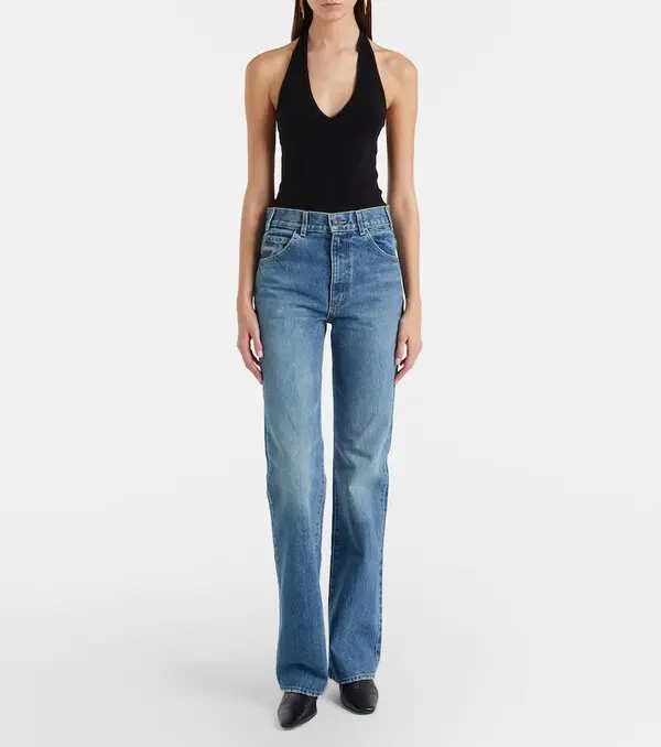 NILI LOTAN Joan Mid-rise Straight Jeans