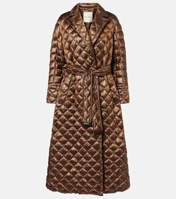 Max Mara Cube Spaces Belted Down Coat