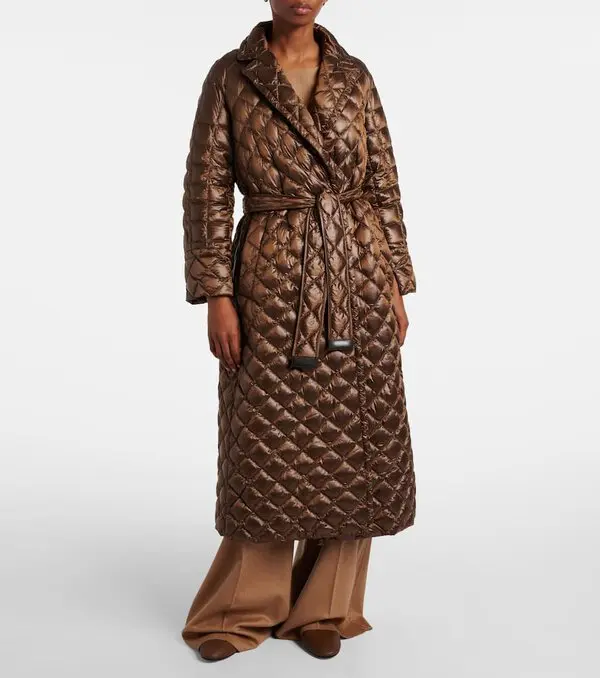 Max Mara Cube Spaces Belted Down Coat