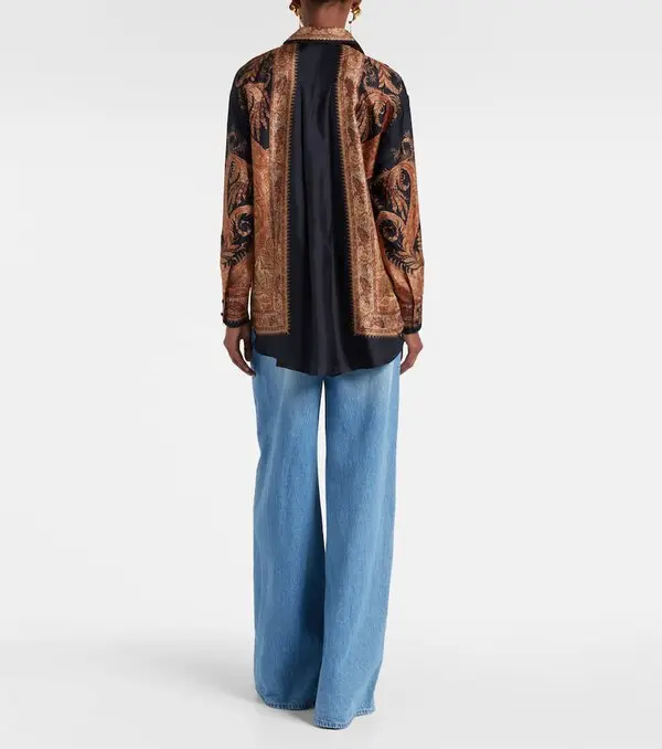 Zimmermann Hypnotic Silk Shirt