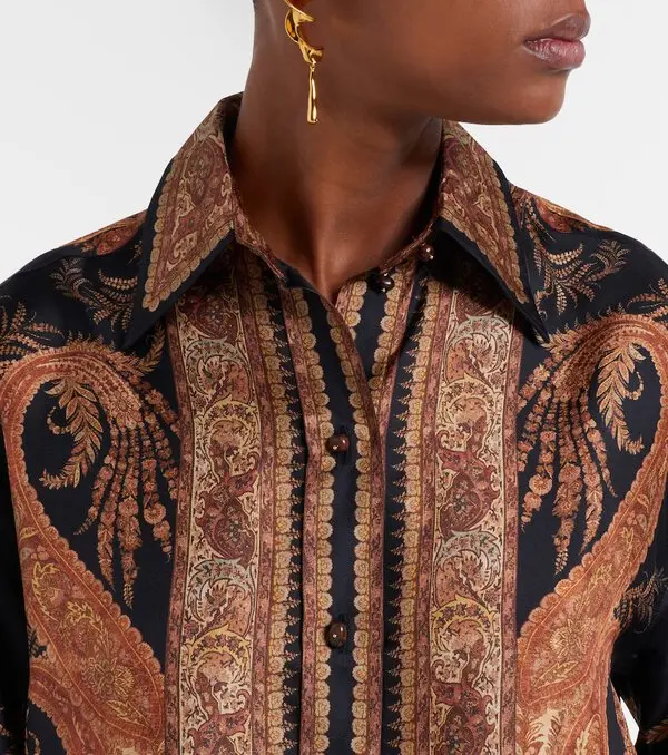 Zimmermann Hypnotic Silk Shirt