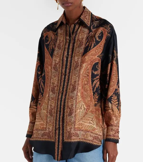 Zimmermann Hypnotic Silk Shirt
