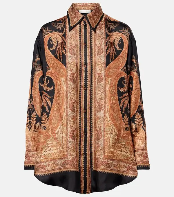 Zimmermann Hypnotic Silk Shirt - Multicoloured