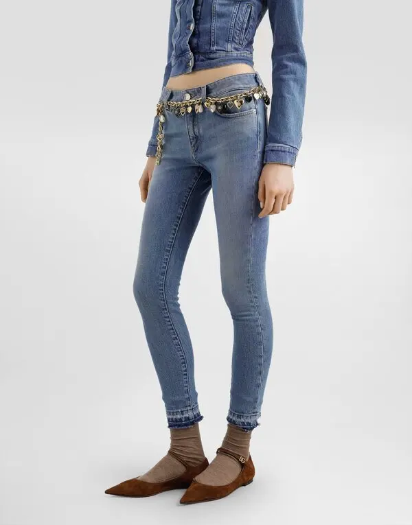 Dolce & Gabbana 5-pocket Denim Trousers - Multicolor